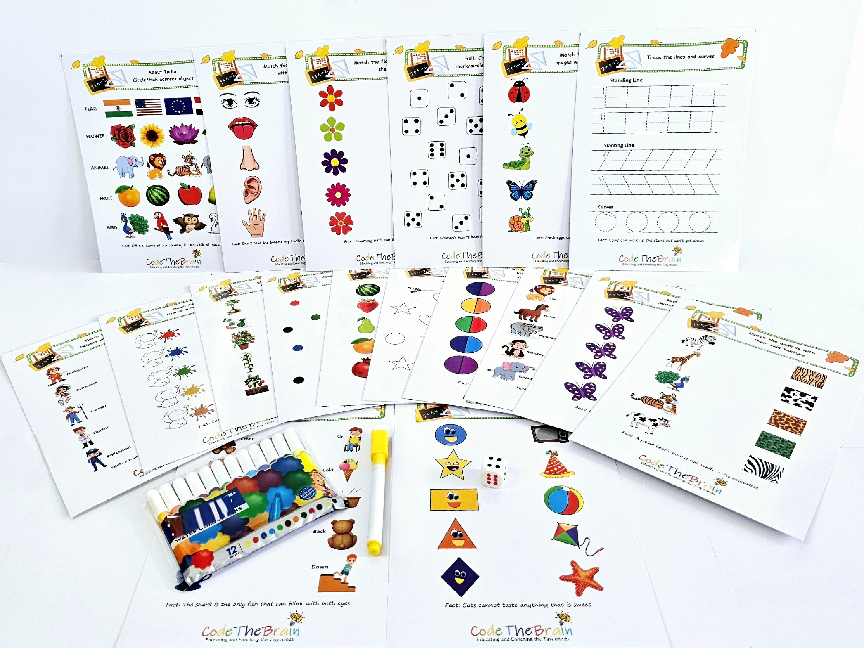 Reusable Preschool Kit – Codethebrain